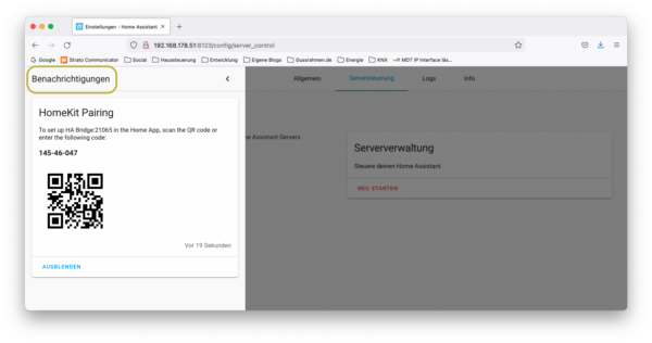 HomeKit mit Home Assistant verbinden - HomeKit Blogger
