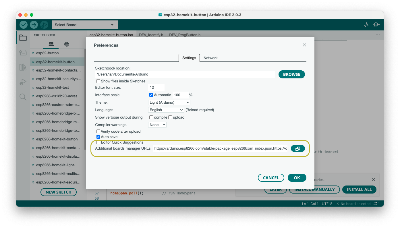 Esp32 Programmierung Mit Der Arduino Ide Homekit Blogger