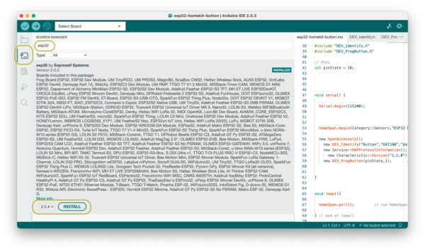ESP32 Programmierung mit der Arduino IDE - HomeKit Blogger