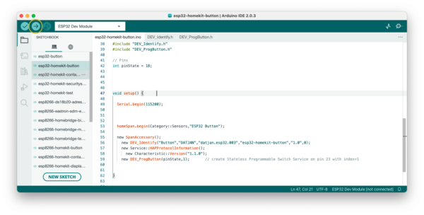 ESP32 Programmierung mit der Arduino IDE - HomeKit Blogger
